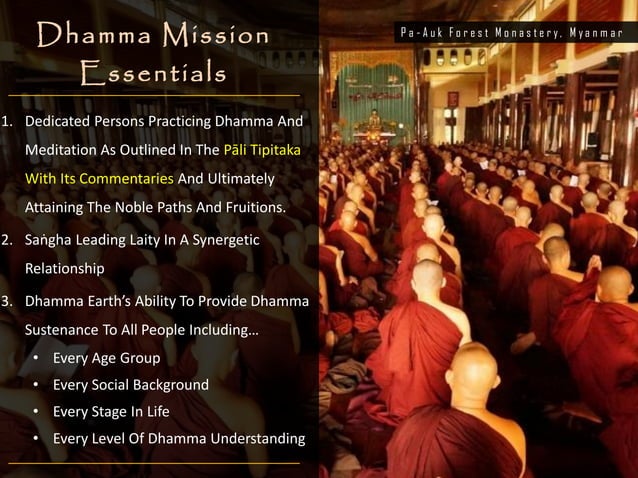 Dhamma earth 20160220 | PPT