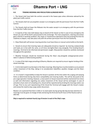 Dhamra Port Information Dhamra LNG Terminal Pvt Ltd | PDF