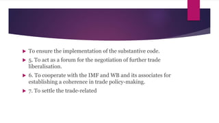 WTO world health organization | PPTX