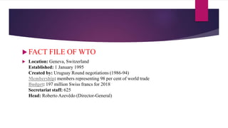 WTO world health organization | PPT