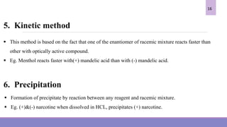 Asymmetric Synthesis Mpharm 1St year | PPTX