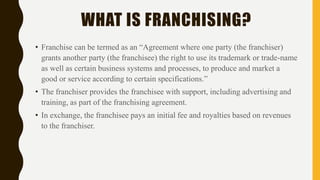Franchising | PPT