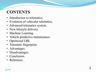 Advanced Telematics System Model | PPTX | Computing | Technology & Computing