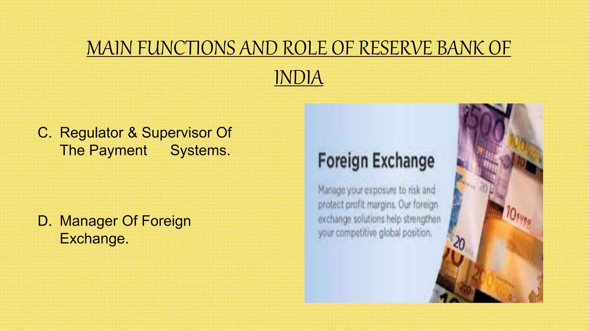 Banking regulations And Role Of RBI | PPTX
