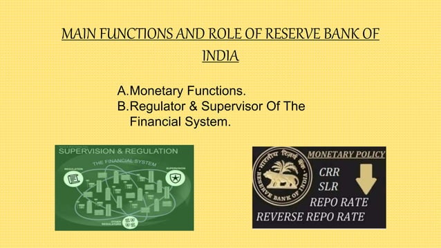 Banking regulations And Role Of RBI | PPTX | Business Banking & Finance ...