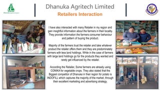 Dhanuka Agritech Limited - Sales and Marketing Intern | PPTX