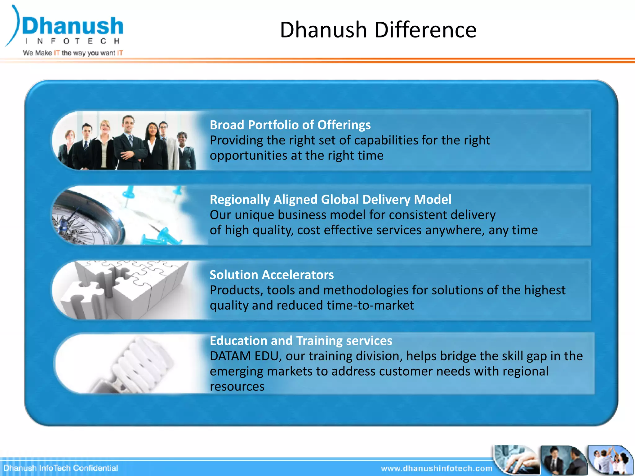 Dhanush infotech corporate_presentation | PDF