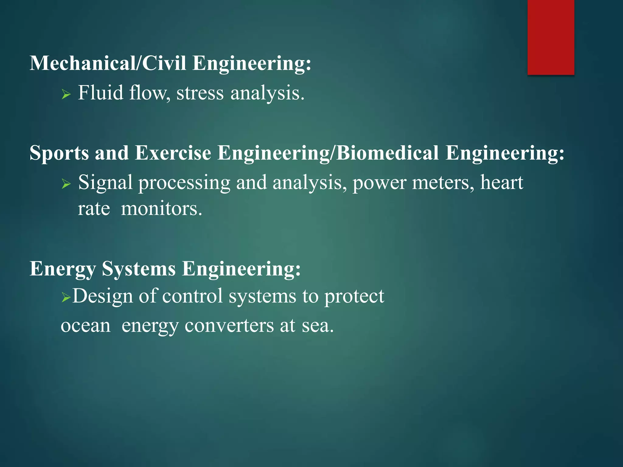 Role of mathematics in science and engineering | PPTX
