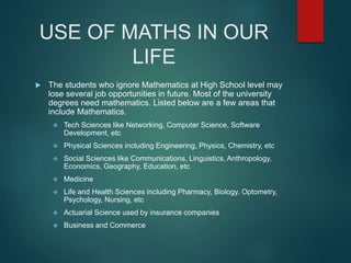 Role of mathematics in science and engineering | PPTX