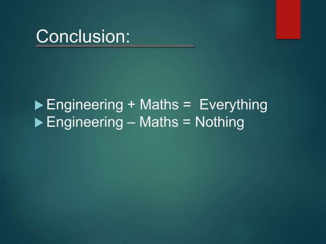 Role of mathematics in science and engineering | PPTX | Civil ...