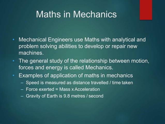 Role of mathematics in science and engineering | PPTX | Civil ...