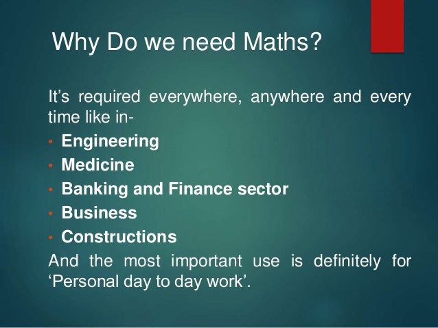 Role of mathematics in science and engineering