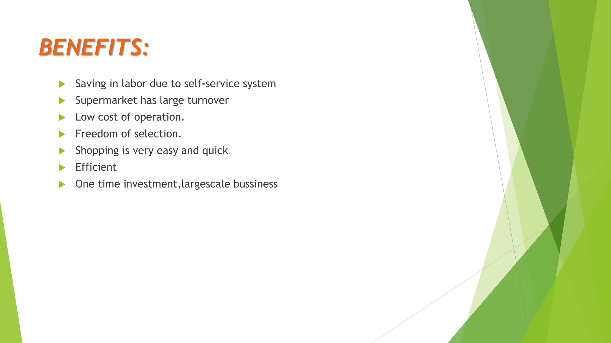 Super market billing system report in python | PPTX