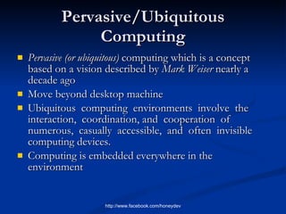 Introduction to Ubiquitous Computing | PPT