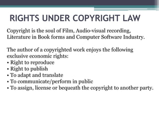 Copyright and its infringement | PDF