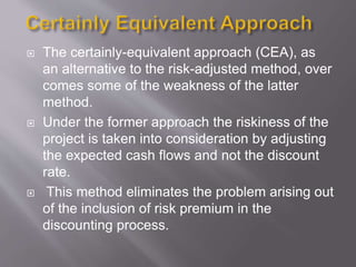 Financial Management- Risk & Uncertainty | PPTX