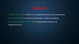 Staphylococcus aureus overview of SlideShare | PPTX