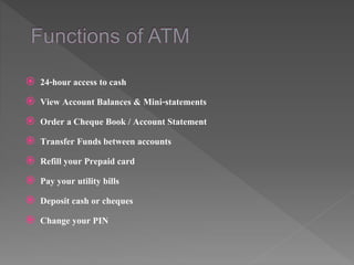 ATM | PPTX | Credit Cards | Personal Debt