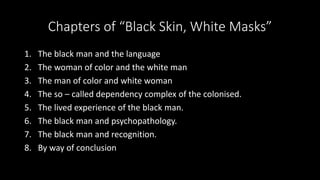 Fanon's "Black skin White masks" and Shakespeare's "Othello" | PPT