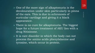 Aminoacid disorders | PPTX