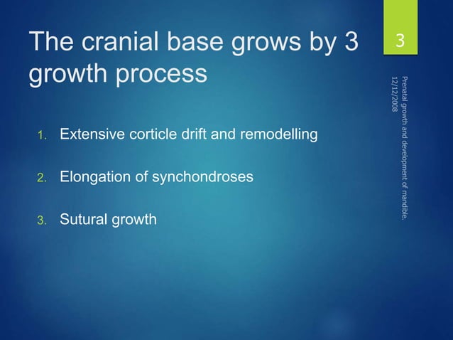 Post-natal Growth of Maxilla and Mandible | PPT | Bone and Joint Conditions | Diseases and ...