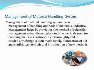 Application of Industrial Management | PPTX