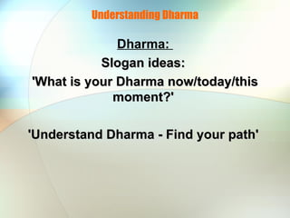 The role of Hindu Dharma & Our role in Hindu Dharma | PPT