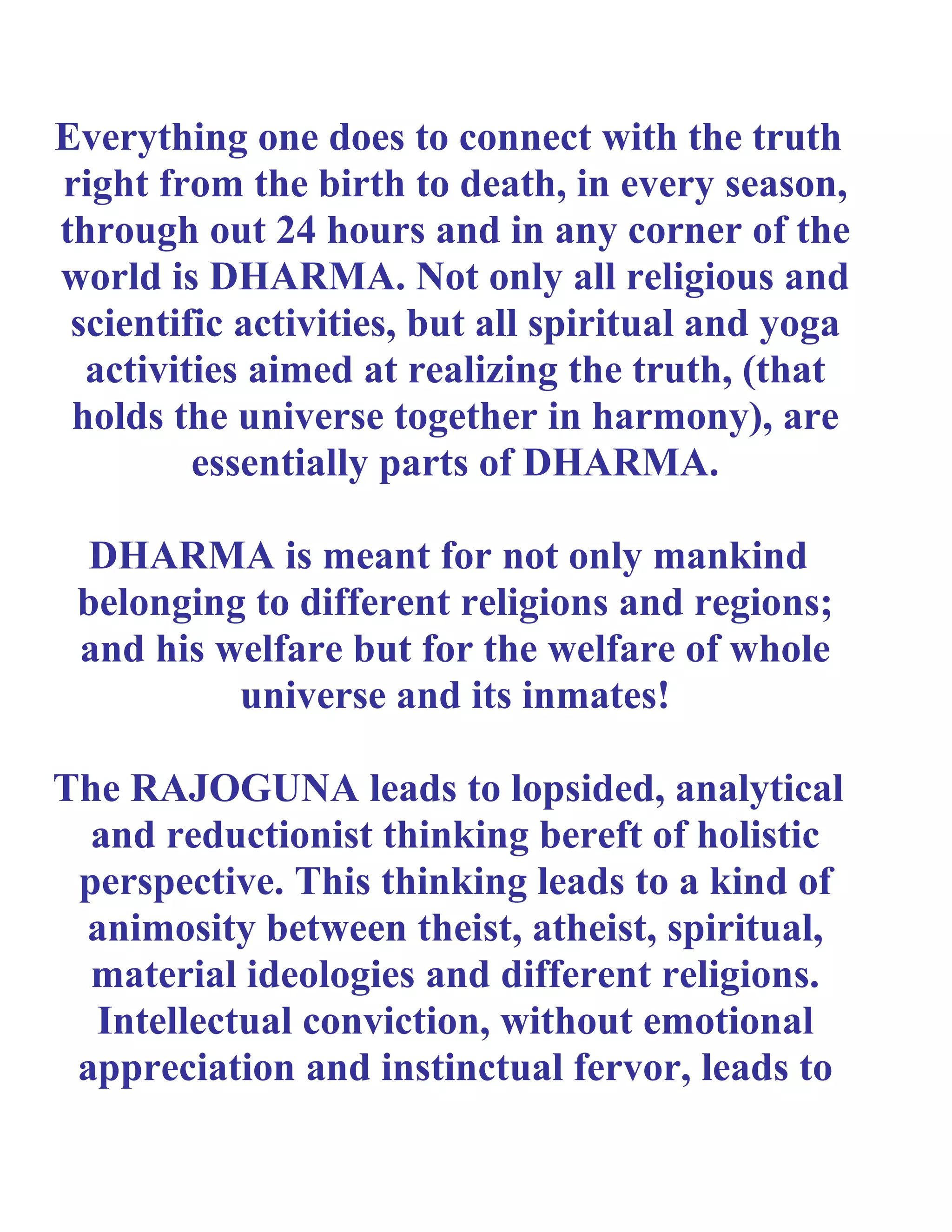 Dharma Dr Shriniwas Kashalikar | PDF