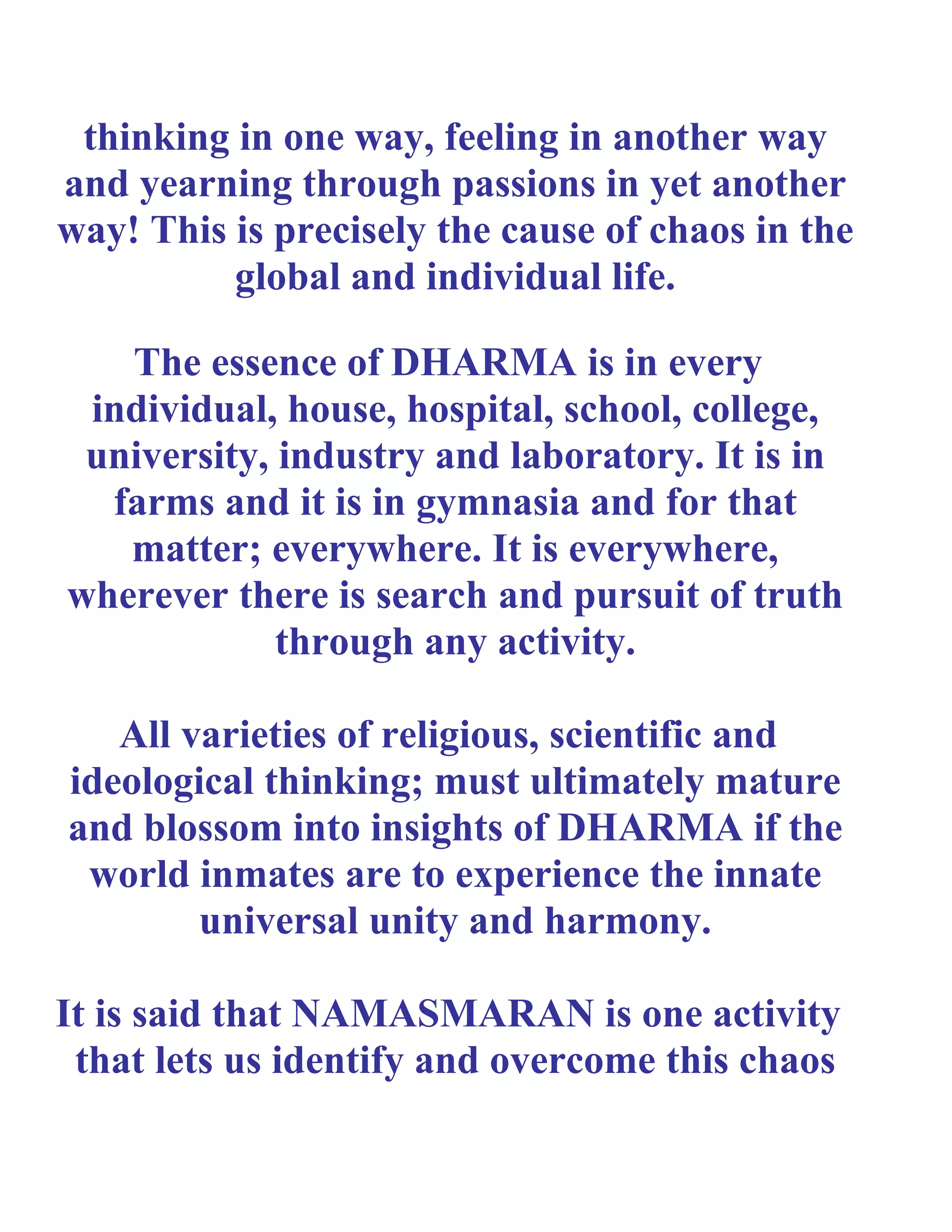 Dharma Dr Shriniwas Kashalikar | PDF