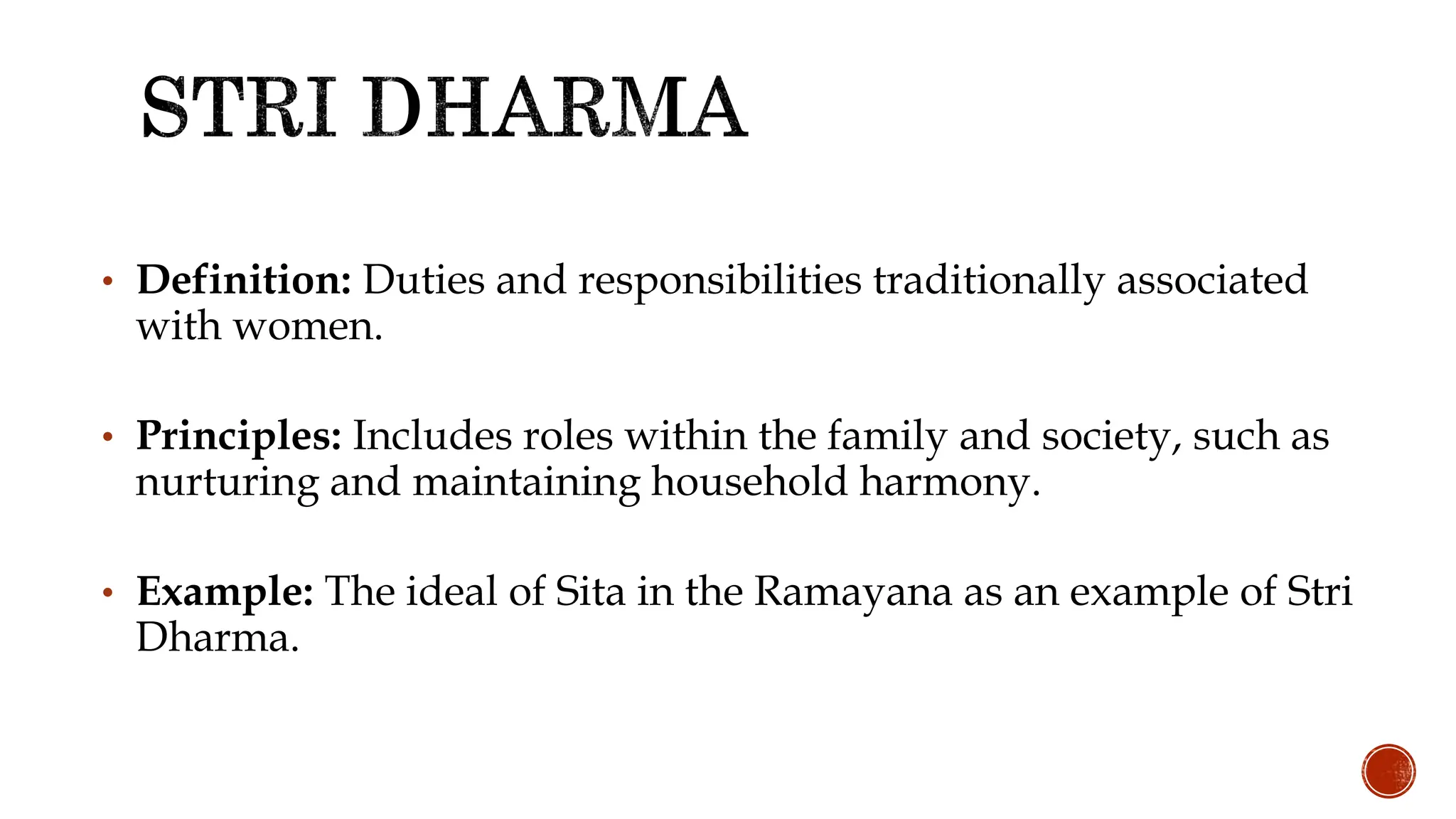 Dharma in Indian Philosophy - An Overview | PPTX