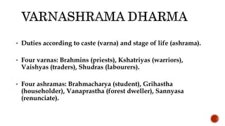 Dharma in Indian Philosophy - An Overview | PPTX