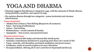 Dharma in Indian Philosophy - An Overview | PPTX