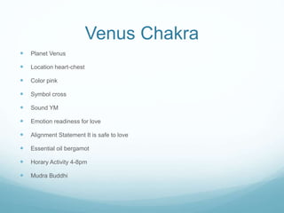 Dharmananda chakra chart | PPTX