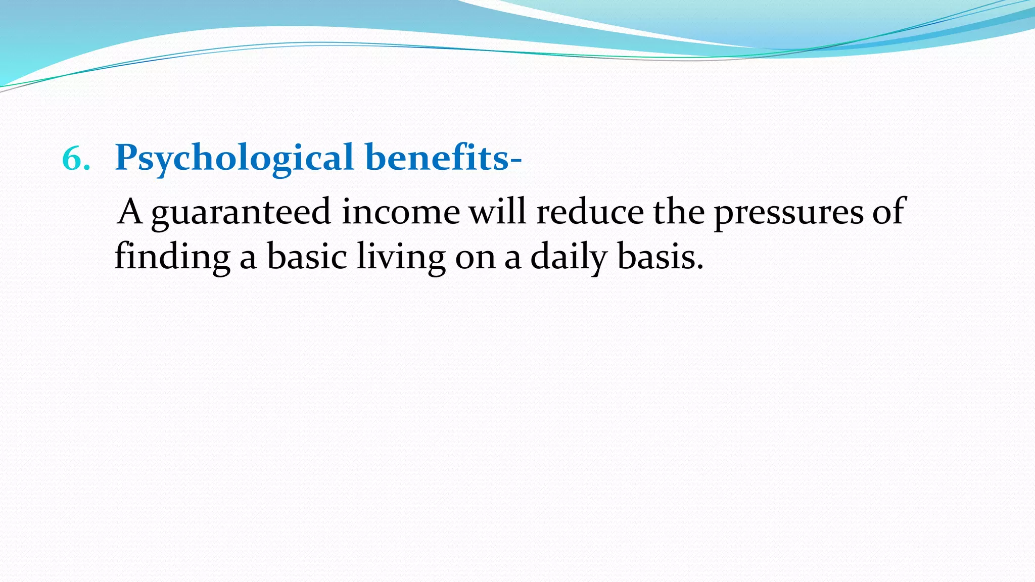 UNIVERSAL BASIC INCOME PPT | PPTX