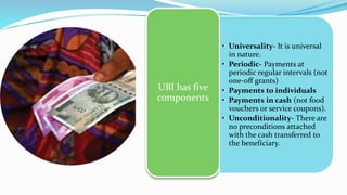 UNIVERSAL BASIC INCOME PPT | PPTX