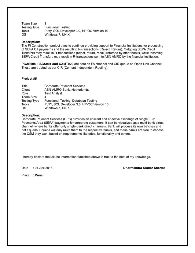 Dharmendra sharma qa_profile | PDF