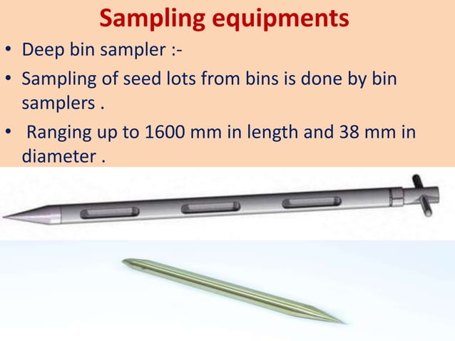 Seed Sampling | PPT | Gardening | Home & Garden