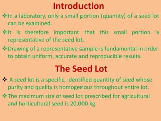 Seed Sampling | PPT