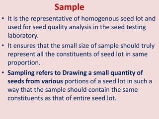 Seed Sampling | PPT
