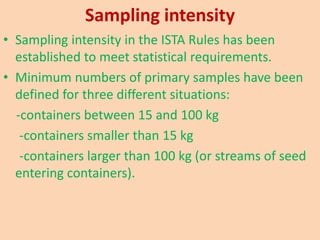 Seed Sampling | PPT