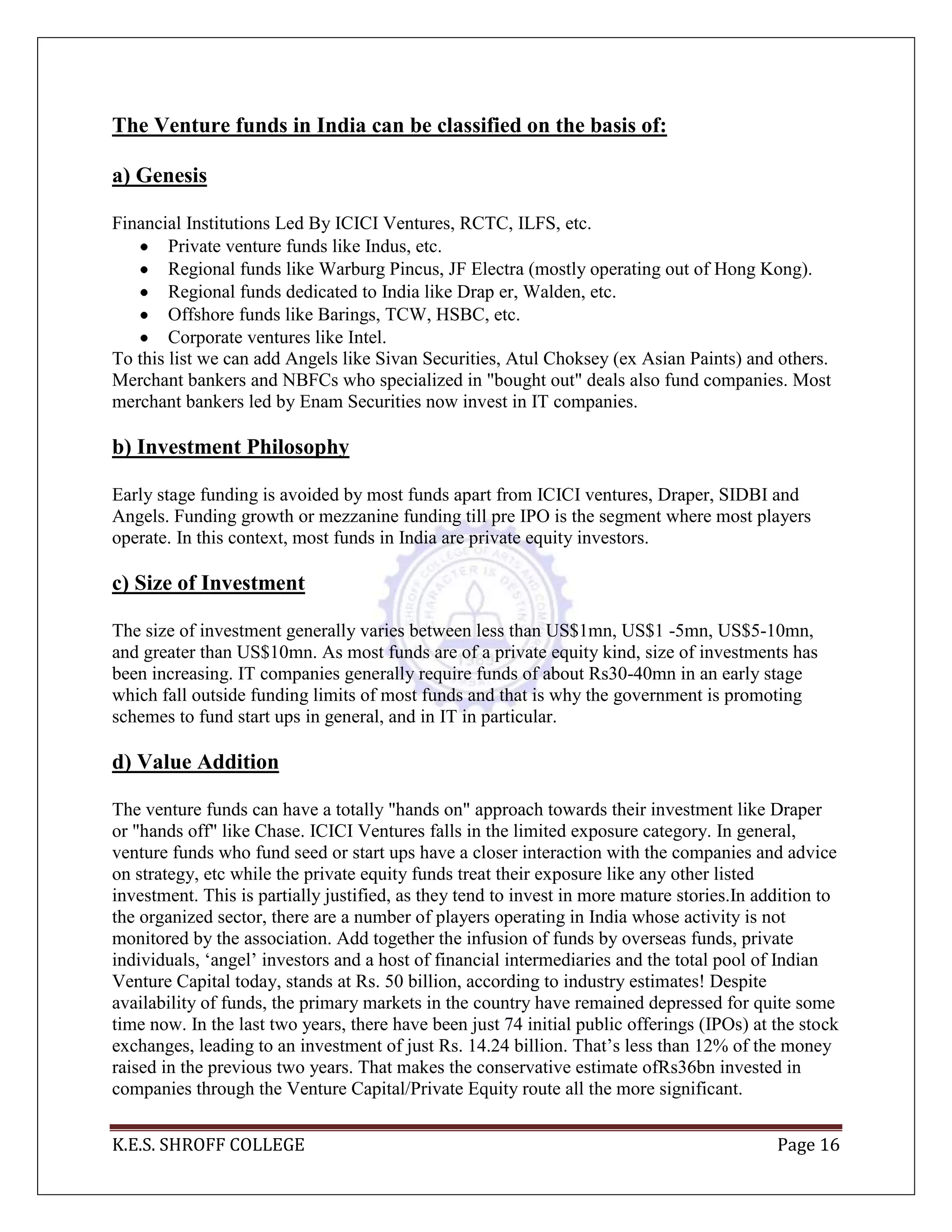 Dharmik venture capital | DOCX