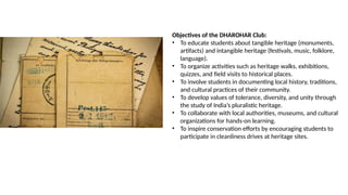 DHAROHAR.pptx History and heritage of india | PPTX