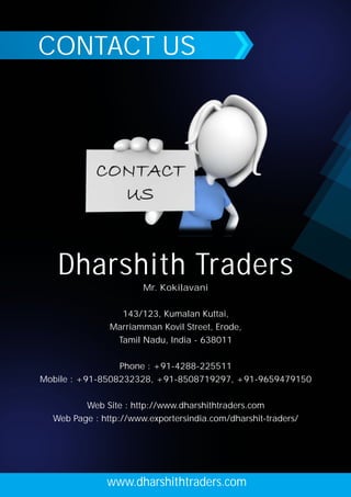 Dharshith Traders Tamil Nadu India | PDF