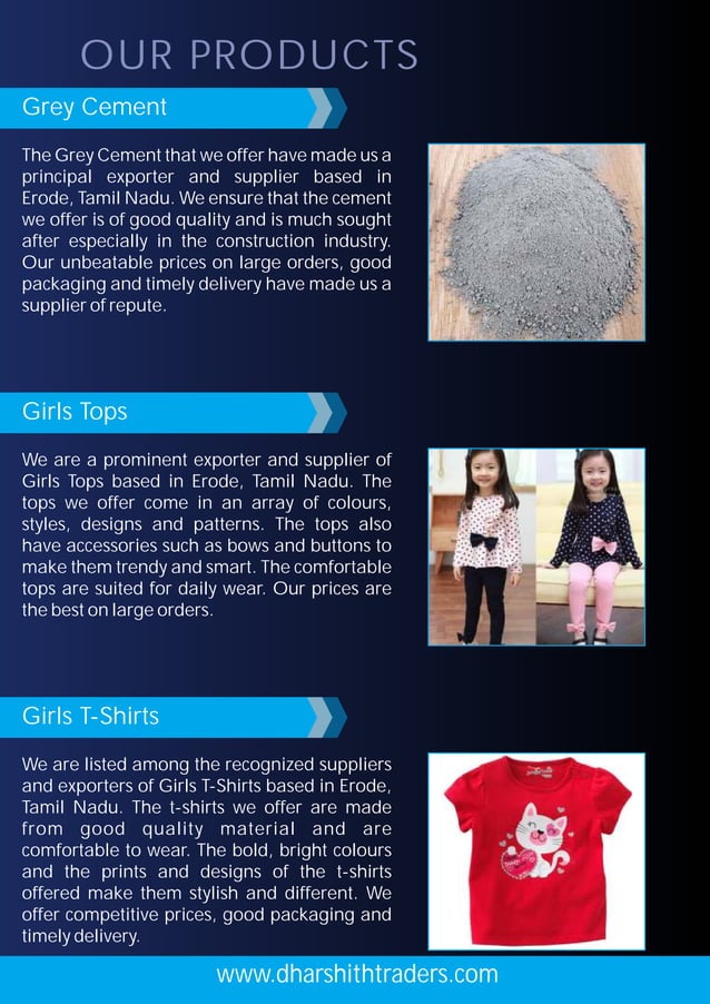 Dharshith Traders Tamil Nadu India | PDF