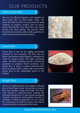 Dharshith Traders Tamil Nadu India | PDF