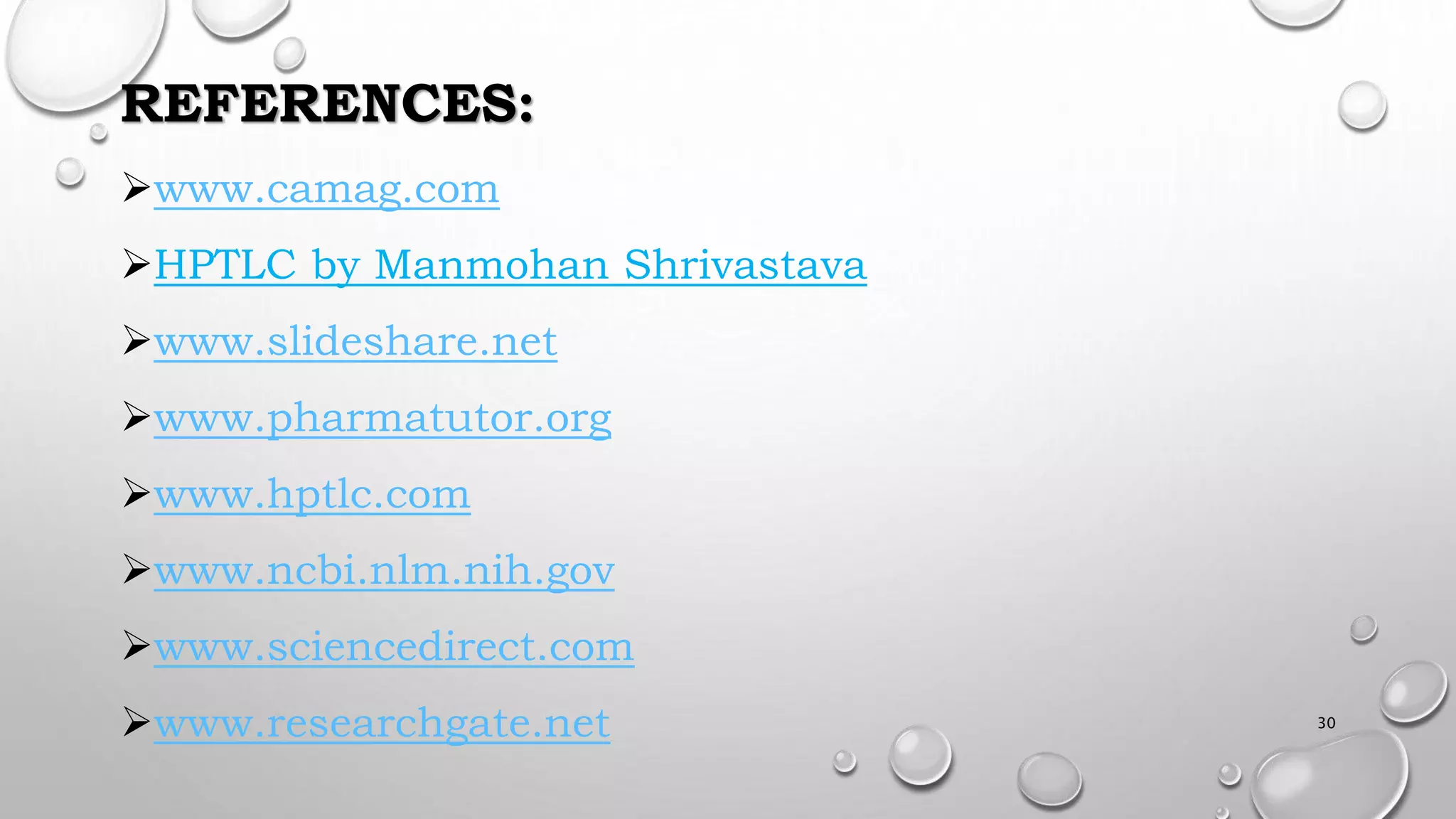 High performance thin layer chromatography(HPTLC) | PPTX