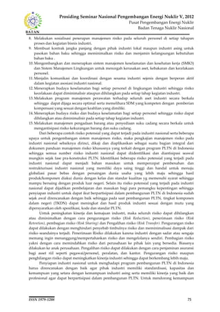 Dharu dewi manajemen_risiko penerapan sistem manajemen risiko pada pltn | PDF