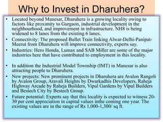 Dharuhera | PPTX | Developmental Sites | Real Estate