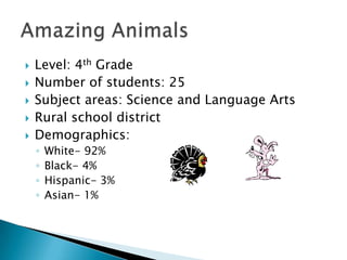 Amazing Animals | PPTX | Education