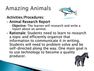 Amazing Animals | PPTX | Education